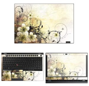 decalrus - protective decal skin sticker for lenovo thinkpad p53 (15.6" screen) case cover wrap lethnkpd15_p53-137