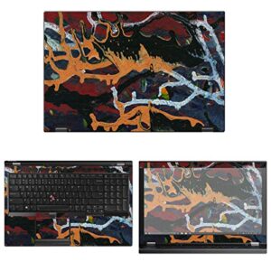 decalrus - protective decal paint skin sticker for lenovo thinkpad p53 (15.6" screen) case cover wrap lethnkpd15_p53-232