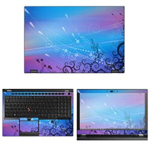 decalrus - protective decal skin sticker for lenovo thinkpad p53 (15.6" screen) case cover wrap lethnkpd15_p53-140