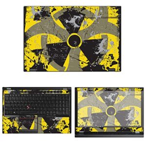 decalrus - protective decal hazmat skin sticker for lenovo thinkpad p53 (15.6" screen) case cover wrap lethnkpd15_p53-40