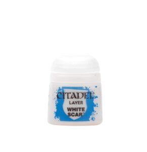 citadel games workshop layer paint: white scar (12ml)