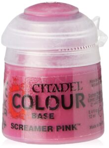 games workshop citadel pot de peinture - base screamer pink