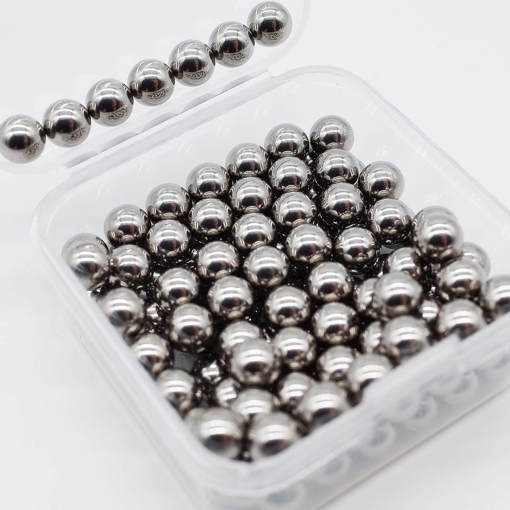 120 pcs Paint Mixing Balls Stainless Steel Mixing Agitator Balls for Mixing Model Paints, 5.5mm/apr. 0.22”