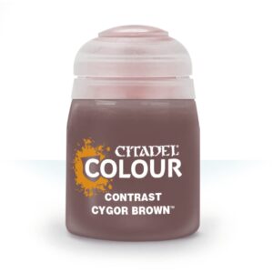 games workshop citadel pot de peinture - contrast cygor brown (18ml)