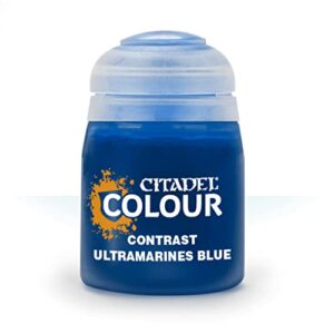 games workshop citadel paint contrast: ultramarines blue (18ml)