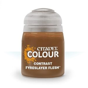 games workshop citadel pot de peinture - contrast fyreslayer flesh (18ml)