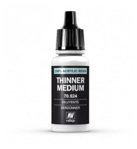 vallejo thinner medium, 17 ml