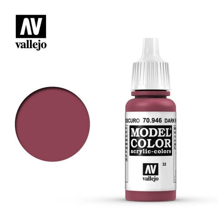 Vallejo Acrylic Paint, Dark Red