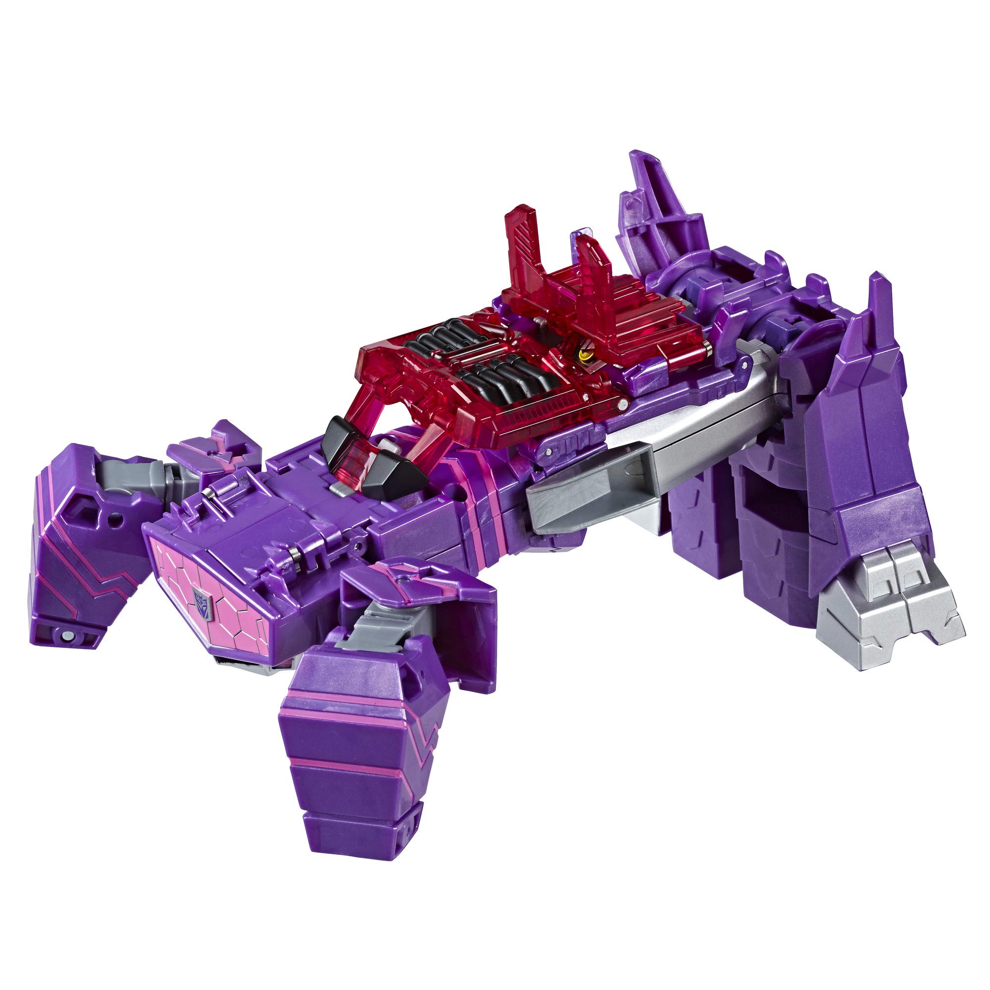 Transformers Toys Cyberverse Ultimate Class Shockwave Action Figure - Combines with Energon Armor to Power Up - for Kids Ages 6 and Up, 9-inch