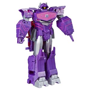 Transformers Toys Cyberverse Ultimate Class Shockwave Action Figure - Combines with Energon Armor to Power Up - for Kids Ages 6 and Up, 9-inch