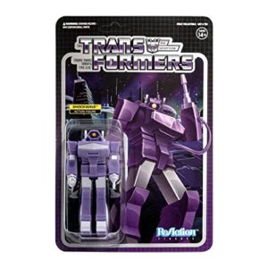 super7 transformers shockwave 3.75 in reaction figure