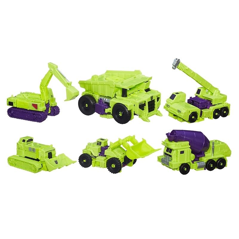 Transformer Hercules Toy Destruction Transformer 6 Fit Transformer Engineering Truck Crane Bulldozer Forklift Mixer Combination Toy KO Robot 11.8 Inches