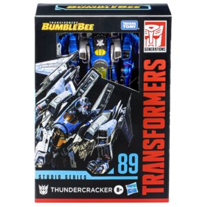 Transformers Toys Studio Series 89 Voyager Class Bumblebee Thundercracker Action Figure - Ages 8 and Up, 6.5-inch