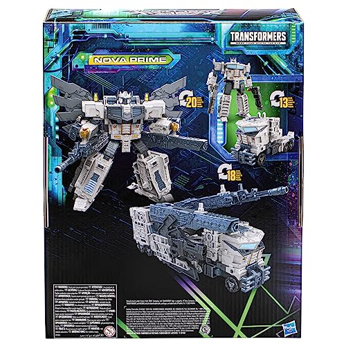 Transformers Toys Legacy Evolution Leader Class Nova Prime Toy, 7-inch, Action Figures for Boys and Girls Ages 8 and Up (Amazon Exclusive)