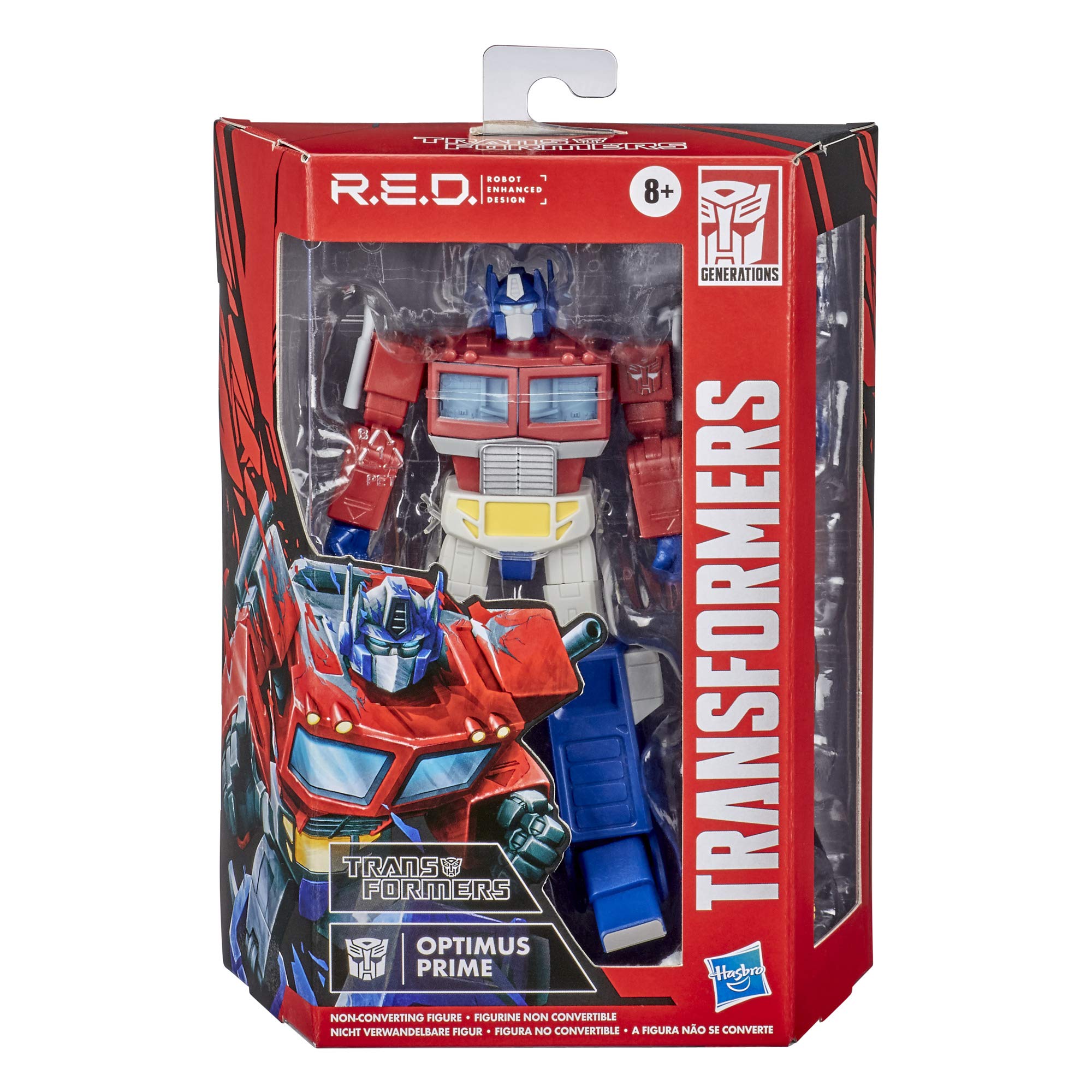 Transformers R.E.D. [Robot Enhanced Design] The Transformers G1 Optimus Prime, Non-Converting Figure