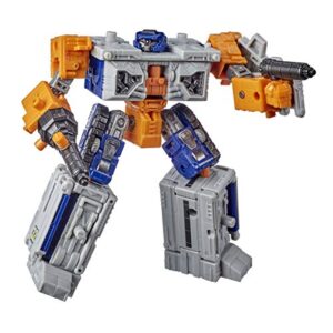 transformers toys generations war for cybertron: earthrise deluxe wfc-e18 airwave modulator figure - kids ages 8 and up, 5.5-inch