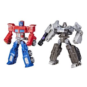 transformers toys heroes and villains optimus prime and megatron 2-pack action figures - for kids ages 6 and up, 7-inch (amazon exclusive)