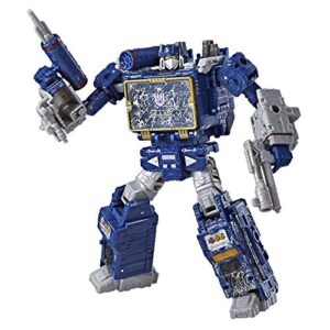 transformers toys generations war for cybertron voyager wfc-s25 soundwave action figure - siege chapter - adults & kids ages 8 & up, 7"