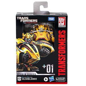 Transformers Toys Studio Series Deluxe Class 01 Gamer Edition Bumblebee Toy, 4.5-inch, Action Figure for Boys and Girls Ages 8 and Up