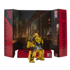 Transformers Toys Studio Series 70 Deluxe Class Bumblebee B-127 Action Figure - Ages 8 and Up, 4.5-inch, Yellow