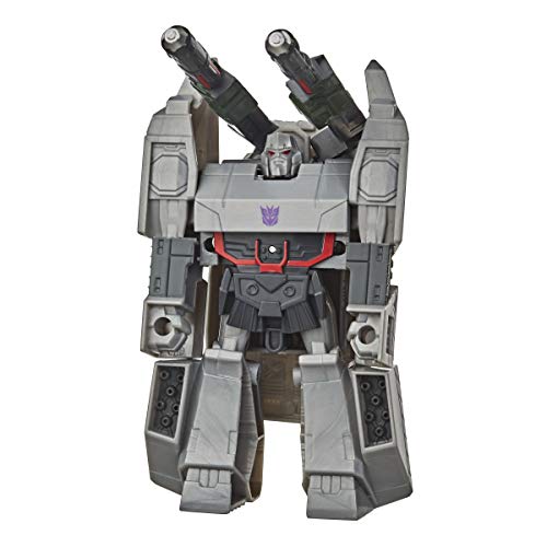 Transformers Bumblebee Cyberverse Adventures Toys Action Attackers: 1-Step Changer Megatron Action Figure, Kids Ages 6 and Up, 4.25-inch