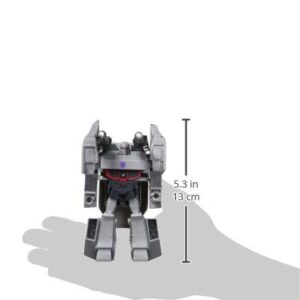 Transformers Bumblebee Cyberverse Adventures Toys Action Attackers: 1-Step Changer Megatron Action Figure, Kids Ages 6 and Up, 4.25-inch