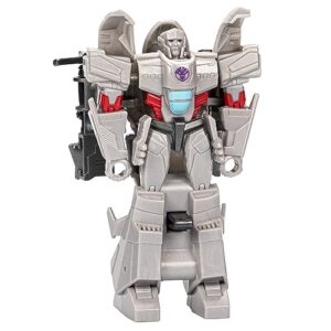 transformers toys earthspark 1-step flip changer megatron, 4-inch action figure, robot toys for ages 6 and up