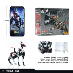 52TOYS Beastbox ROARMEO Deformation Toys Action Figures, Collectible Deformation Toys in Animal Mecha and Cube, Robot Toys for Boys