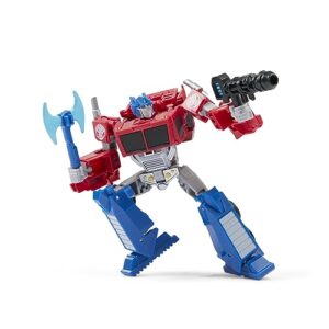 Transformers Toys EarthSpark Deluxe Class Optimus Prime Action Figure, 5-Inch, Robot Toys for Kids Ages 6 and Up