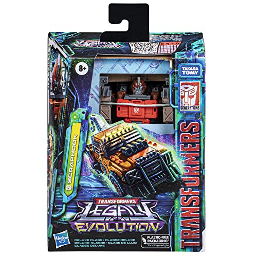 Transformers Toys Legacy Evolution Deluxe Scraphook Toy, 5.5-inch, Action Figure for Boys and Girls Ages 8 and Up