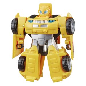 transformers playskool heroes rescue bots academy bumblebee converting toy robot, 4.5" action figure, toys for kids ages 3 & up