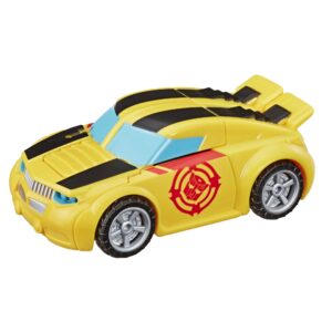 Transformers Playskool Heroes Rescue Bots Academy Bumblebee Converting Toy Robot, 4.5" Action Figure, Toys for Kids Ages 3 & Up