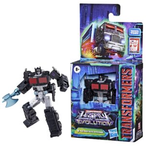 Transformers Toys Legacy Evolution Core Nemesis Prime Toy, 3.5-inch, Action Figure for Boys and Girls Ages 8 and Up