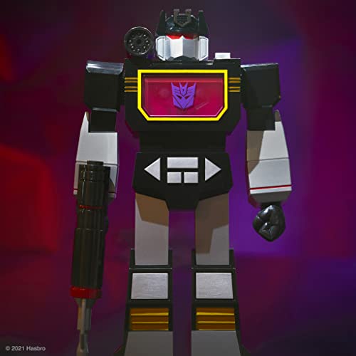 Super7 Super Cyborg Transformers Soundwave Soundblaster - 11" Transformers Action Figure with Accessories Classic Cartoon Collectibles and Retro Toys