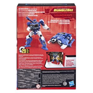 Transformers Toys Studio Series 83 Voyager Class Bumblebee Soundwave Action Figure - Ages 8 and Up, 6.5-inch