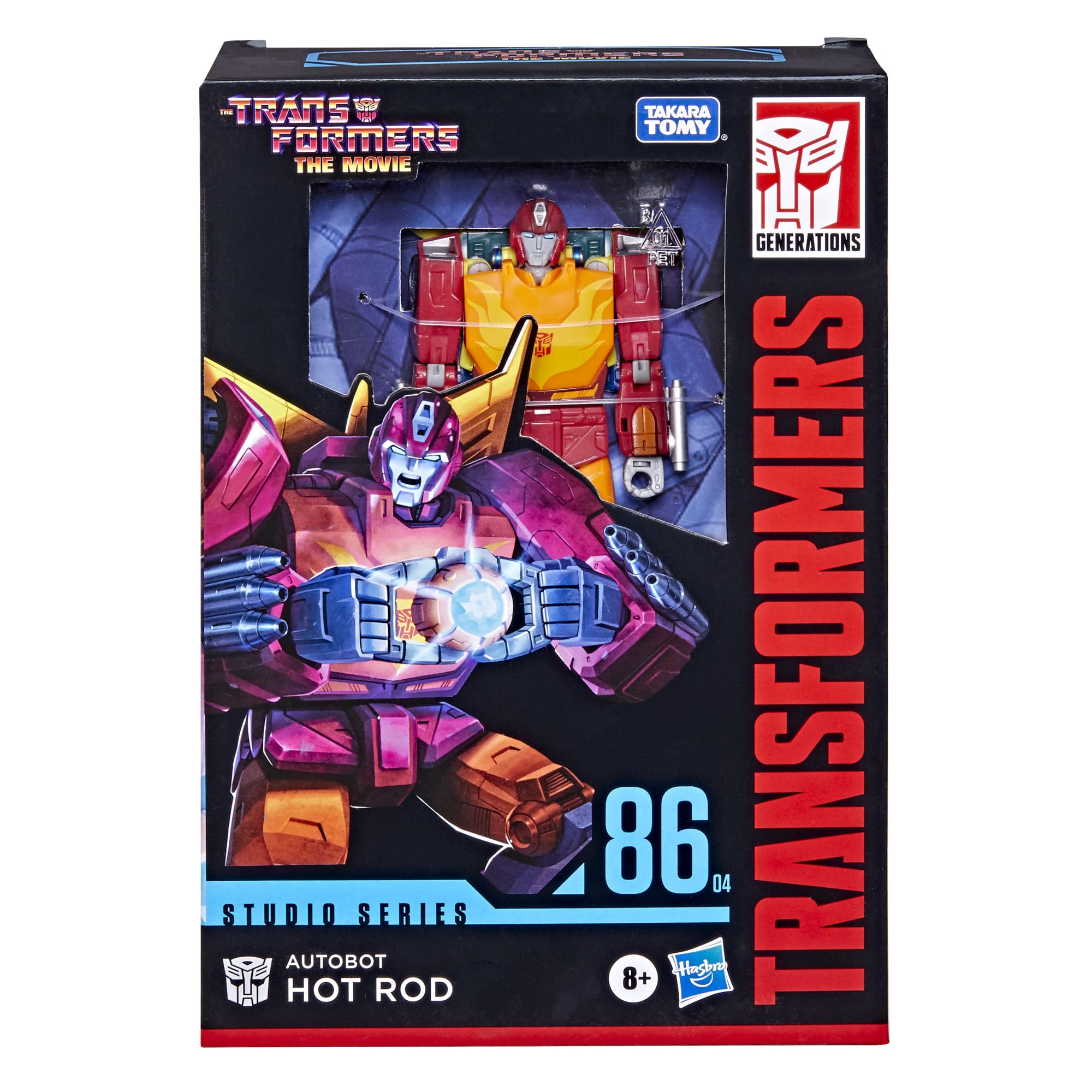 Transformers Studios Series Voyager Class 7 Inch Action Figure (2022 Wave 1) - Hot Rod (New Packaging)