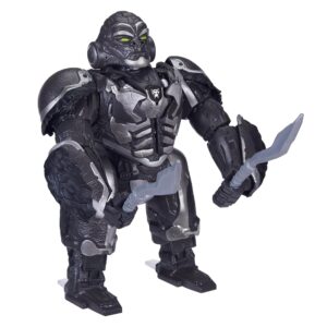 transformers toys rise of the beasts command & convert animatronic optimus primal toy, 12.5-inch, toys for boys and girls ages 6 and up