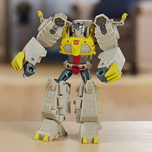 Transformers Bumblebee Cyberverse Adventures Deluxe Class Grimlock Action Figure Toy, Build-A-Figure Part, for Ages 6 and Up, 5-inch