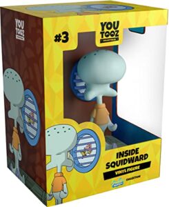 youtooz inside squidward vinyl figure 4" inch, squidward collectible based on internet meme sinking feeling vinyl figure - youtooz spongebob collection based on tv cartoon series