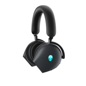 Alienware AW920H Tri-Mode Wireless Gaming Headset - Dolby Atmos Virtual Surround Sound,AI-driven Noise-Cancelling microphone, USB-C Wireless Dongle - Dark Side of the Moon,Large