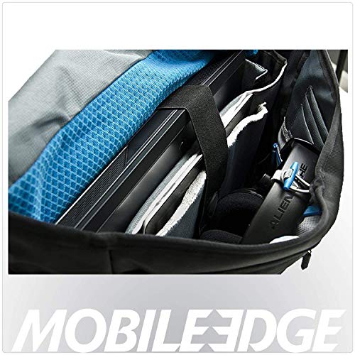 Alienware Vindicator 2.0 Gaming Laptop Messenger Bag, 13 inch/15 inch/17 Inch for Students, Gamers, Black/Teal Blue (AWV1317M2.0)