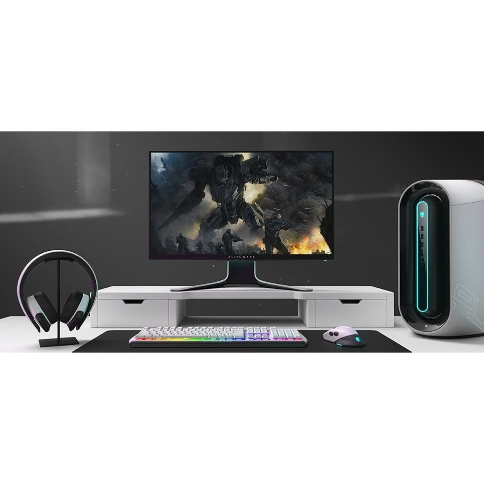 Alienware 240Hz Gaming Monitor 27 Inch with FHD (Full HD 1920 x 1080) Display, IPS Technology, 1ms Response Time, Lunar Light - AW2720HF