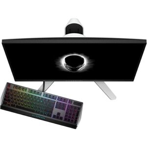 Alienware 240Hz Gaming Monitor 27 Inch with FHD (Full HD 1920 x 1080) Display, IPS Technology, 1ms Response Time, Lunar Light - AW2720HF