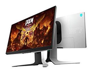 Alienware 240Hz Gaming Monitor 27 Inch with FHD (Full HD 1920 x 1080) Display, IPS Technology, 1ms Response Time, Lunar Light - AW2720HF