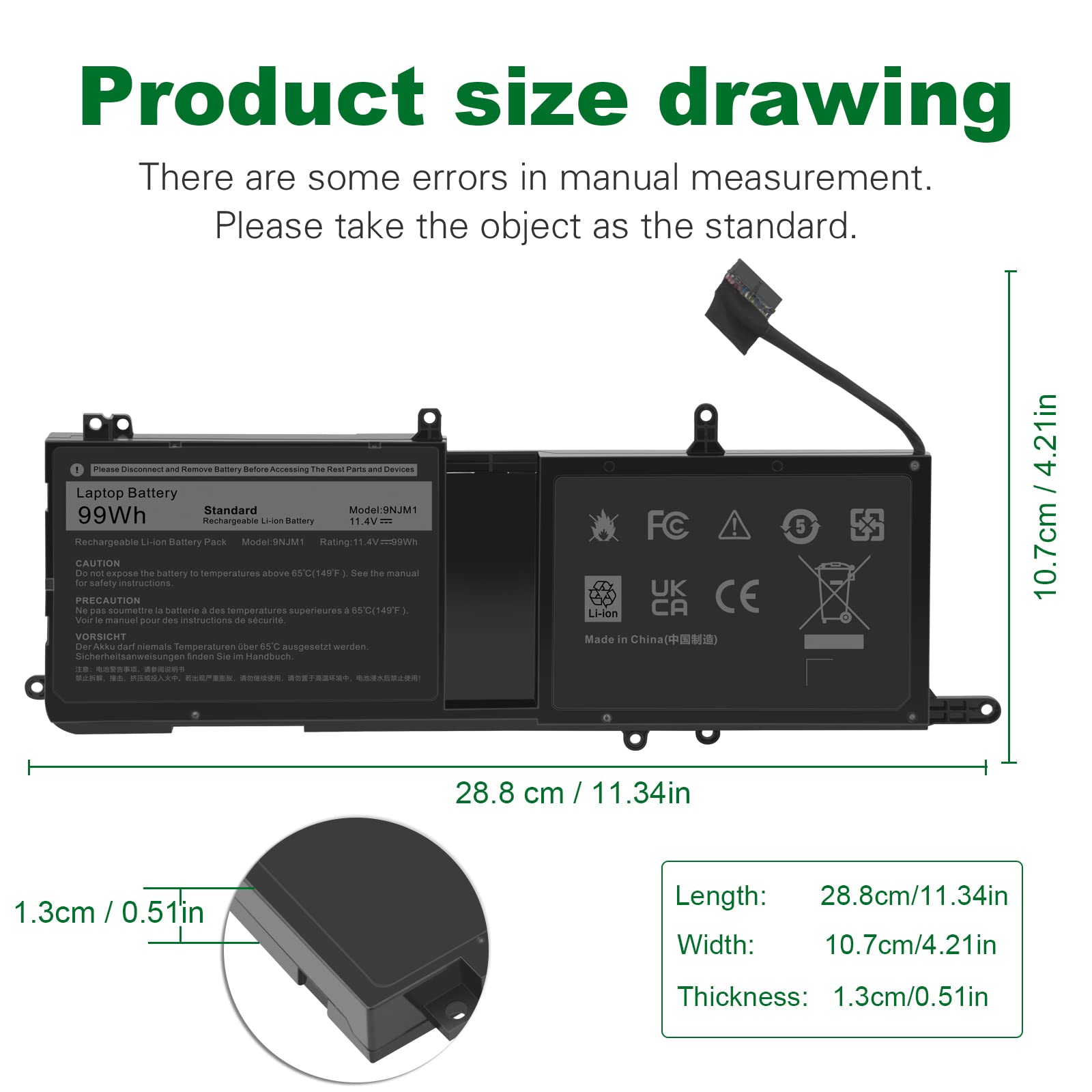 Fancy Buying 9NJM1 44T2R MG2YH Laptop Battery for Dell Alienware 15 R3 R4 17 R4 R5 Series P31E P69F P31E001 P31E002 P69F001 P69F002 HF25D 01D82 546FF 0546FF HF250 0HF250 0MG2YH