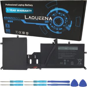 laqueena y9m6f laptop battery compatible with dell alienware m15 r2 p87f alienware m17 r2 p41e series 0y9m6f 8k84v 08k84v 11.4v 76wh 6-cell