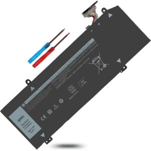 1f22n 01f22n laptop battery for dell alienware m15 r1 m17 r1, g5 15 5590 5590-d2783w 5590-d2743b d2842w d2843w d2865b g7 7590 d2785b alw15m-d1523s, fit jjpfk 0jjpfk 06yv0v hywxj 0hywxj 15.2v 60wh