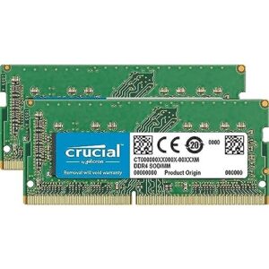 Crucial RAM 32GB Kit (2x16GB) DDR4 3200MHz CL22 (or 2933MHz or 2666MHz) Laptop Memory CT2K16G4SFRA32A