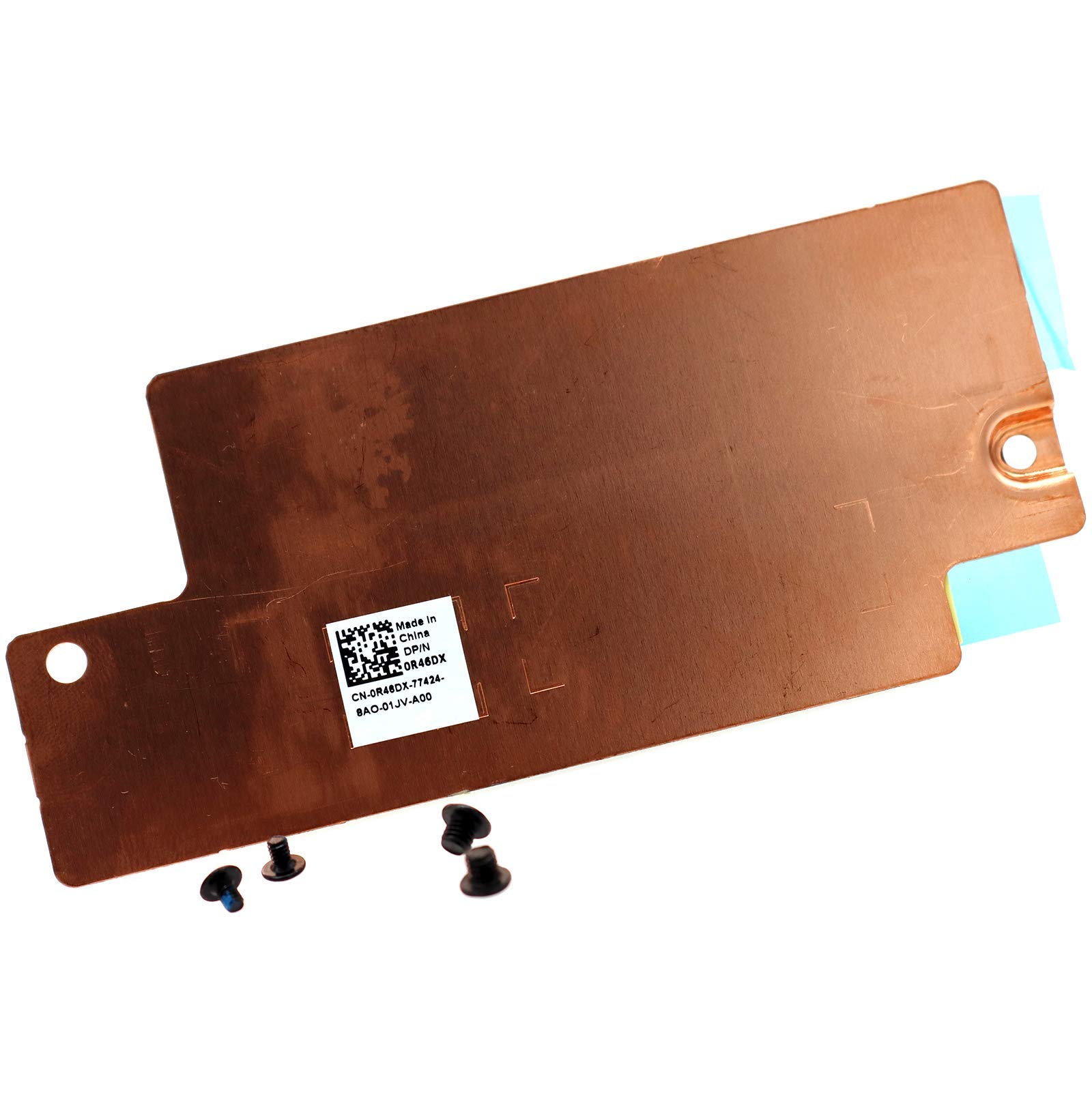 Deal4GO Two Slot 2280 M.2 SSD Heatsink Cover Hard Drive Thermal Shield for Dell Alienware M15 M17 0R46DX R46DX