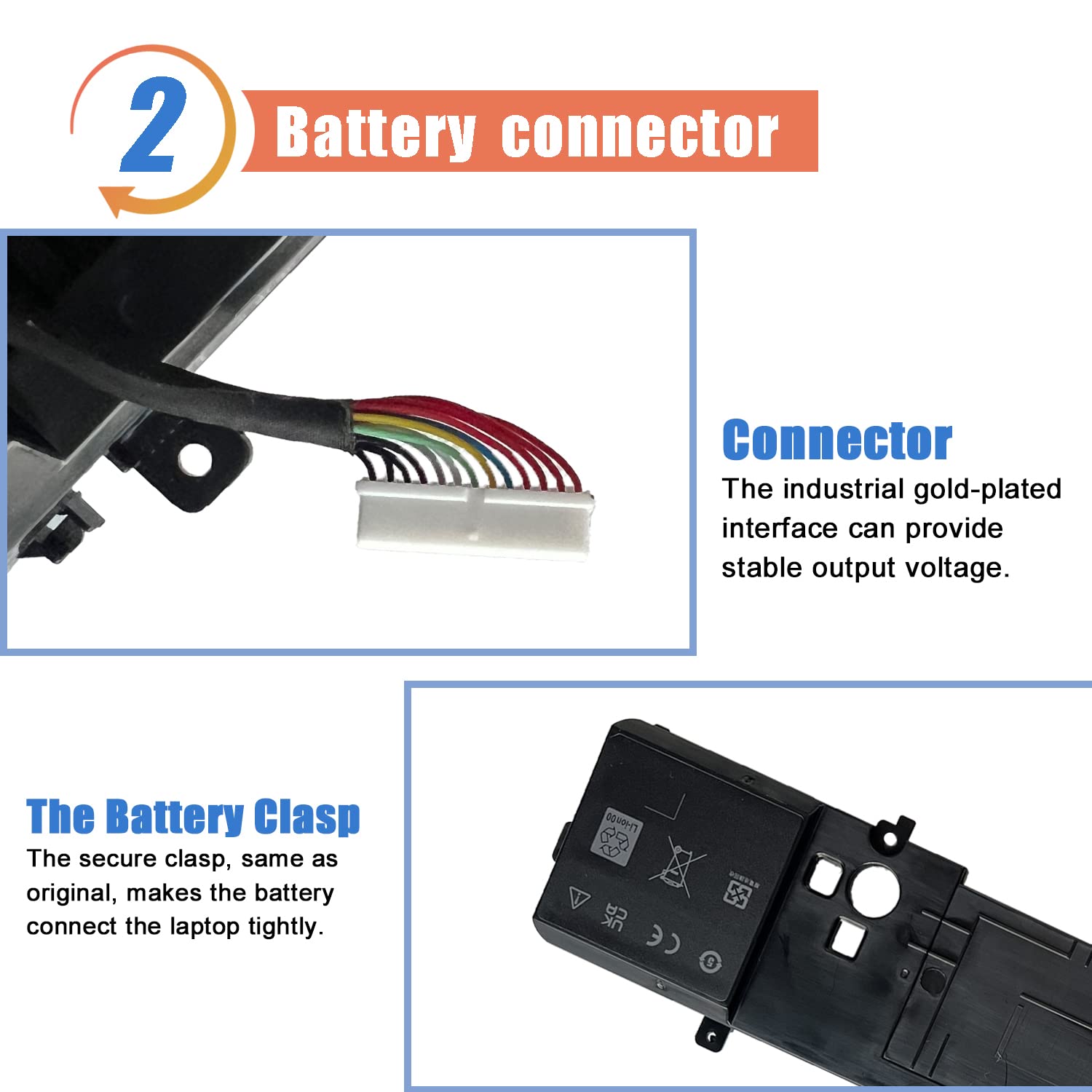 ASODI 191YN 92Wh 8-Cell Laptop Battery Compatible with Dell Alienware 15 R1 R2 ALW15ED ALW15CD ALW15ER series 410GJ 2F3W1 08NH55 14.8V 6000mAh